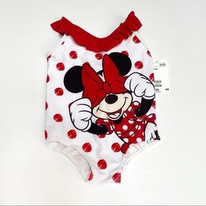 H&M | Swim | Hm Disney Minnie Mouse Swimsuit 62 M Nwt | Poshmark